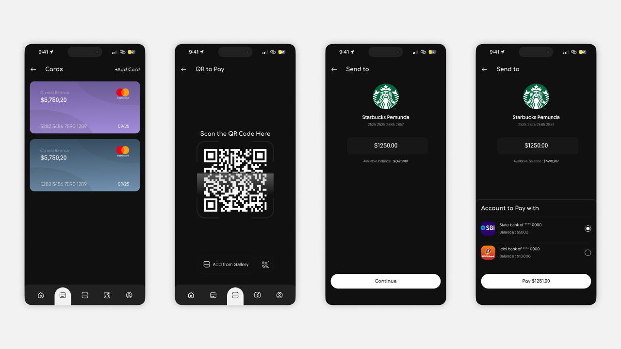 Payee Digital Wallet Flutter App UI Kit by thefuturelens | CodeCanyon