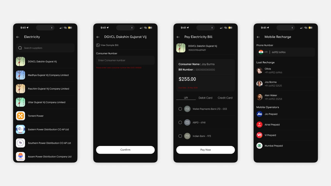 Payee Digital Wallet Flutter App UI Kit by thefuturelens | CodeCanyon