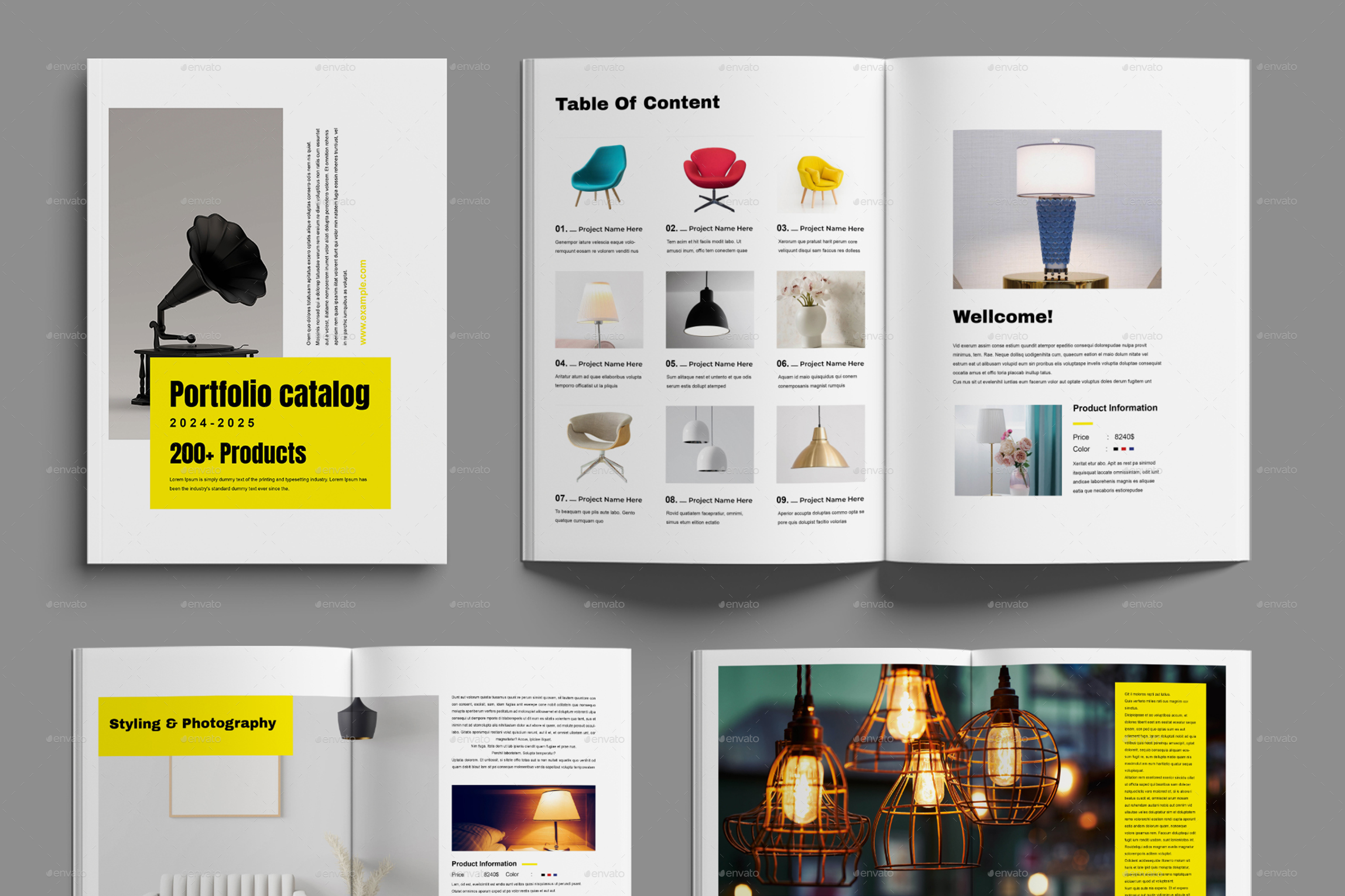 Portfolio Catalog Design Template, Print Templates | GraphicRiver