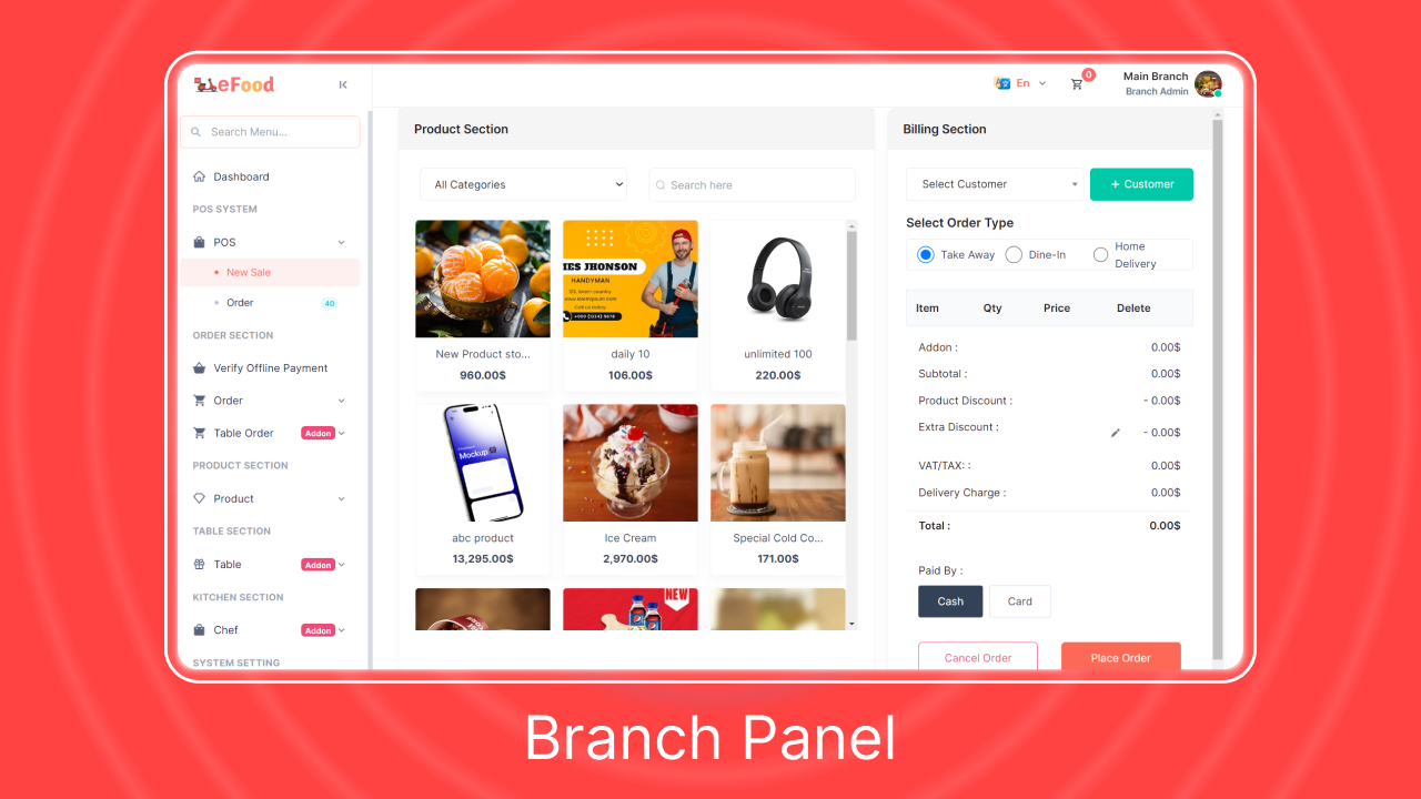eFood - Food Delivery App with Laravel Admin Panel + Delivery Man App ...
