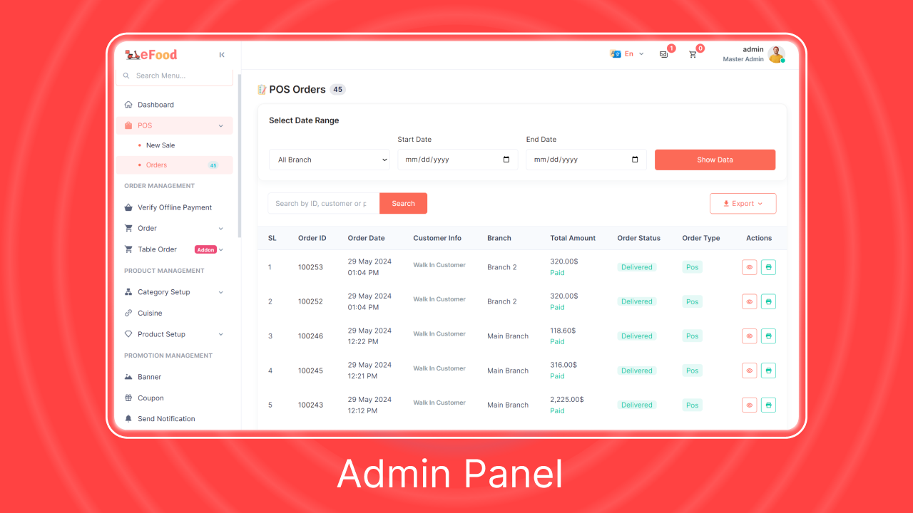 eFood - Food Delivery App with Laravel Admin Panel + Delivery Man App ...