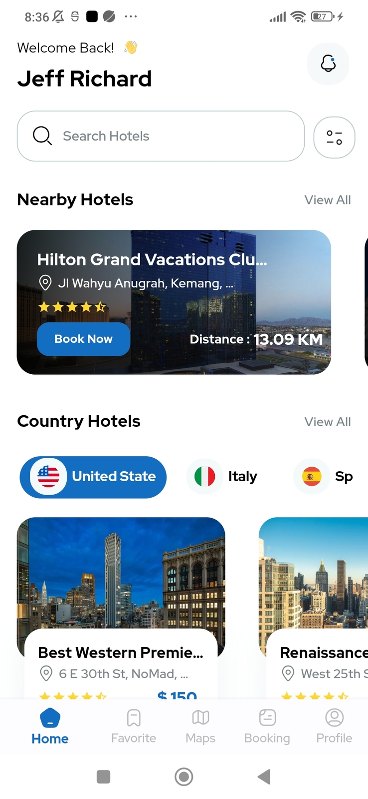 Flutter Pro Hotel Booking Full Application - Travel and Hotel Flutter ...