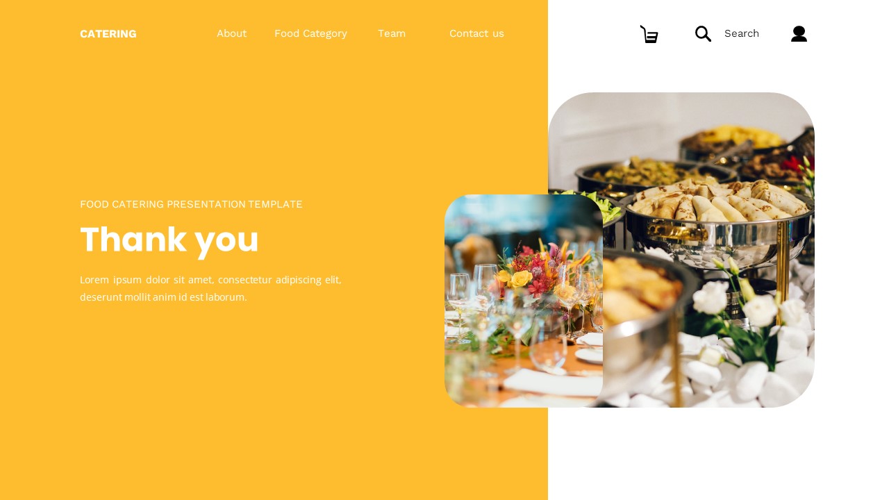 Catering - Food Catering Powerpoint Templates, Presentation Templates