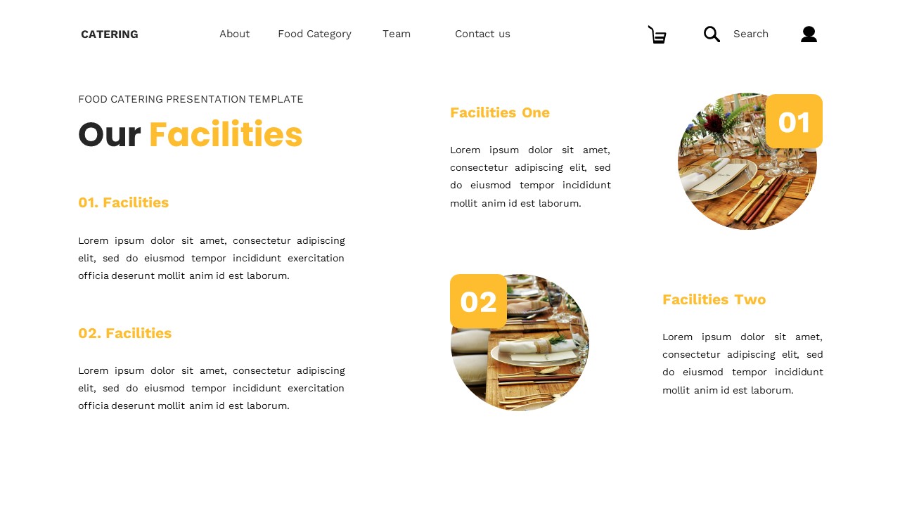 Catering - Food Catering Powerpoint Templates, Presentation Templates