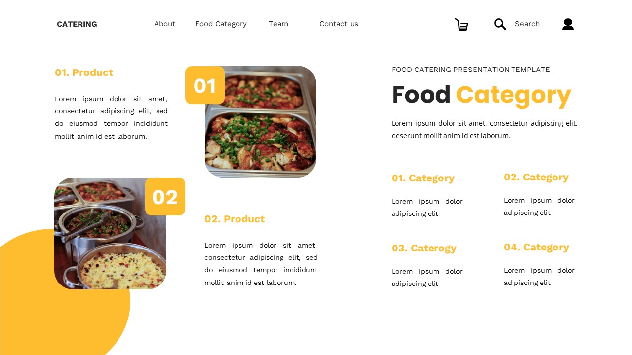 Catering - Food Catering Powerpoint Templates, Presentation Templates