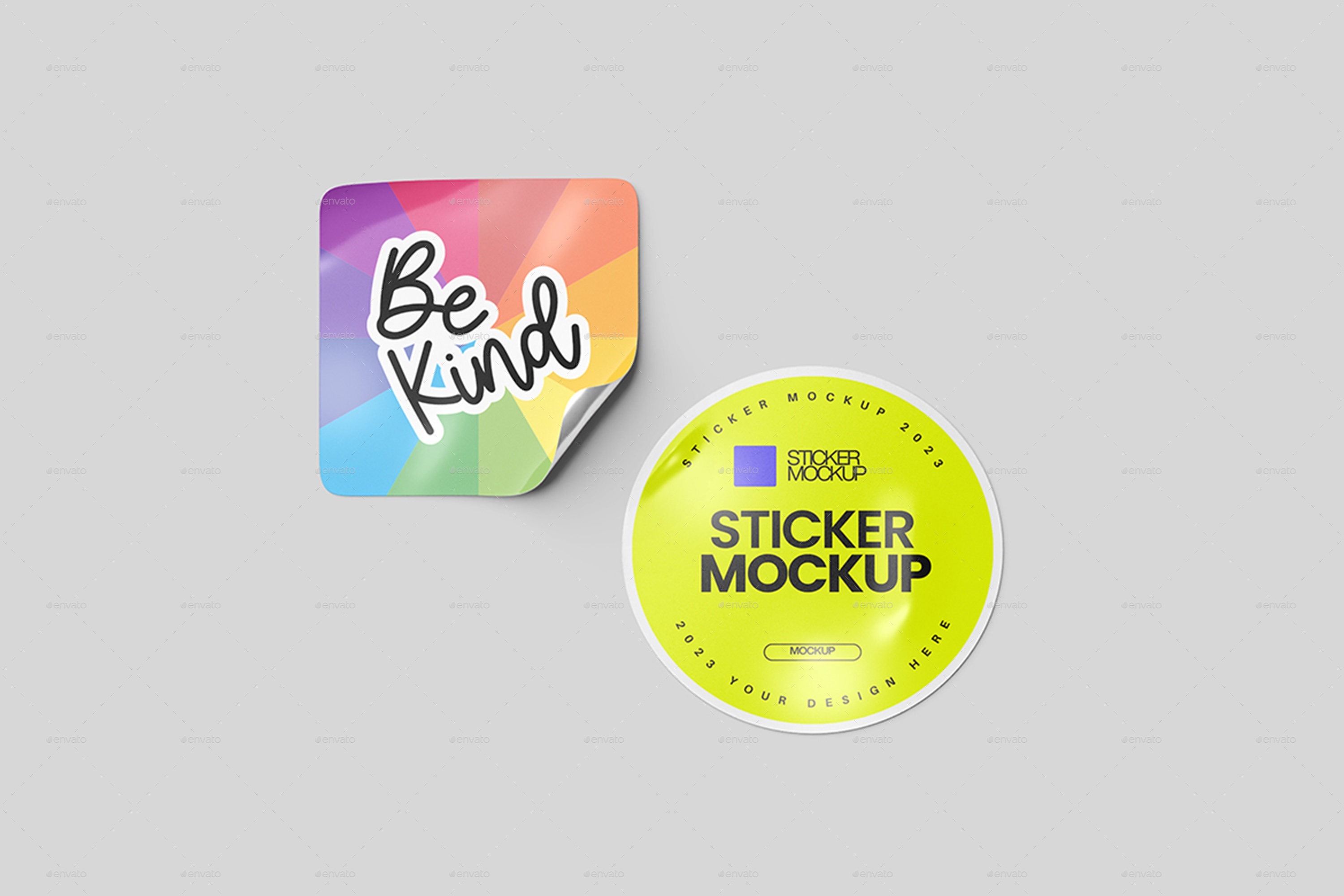 Sticker Mockup, Graphics | GraphicRiver