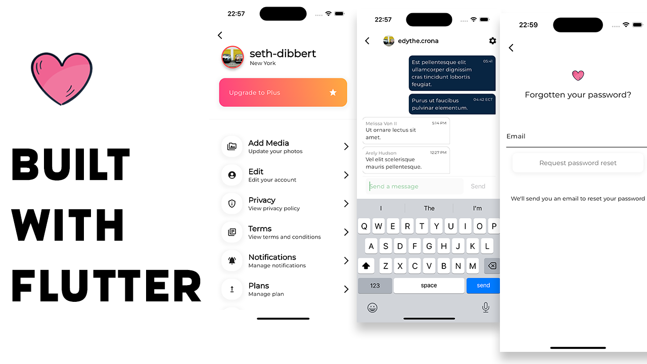 Just Date - Complete Flutter Dating UI App Template by agordn | CodeCanyon