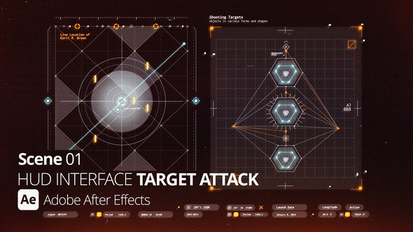 HUD Interface Target Attack Ae 01, After Effects Project Files | VideoHive