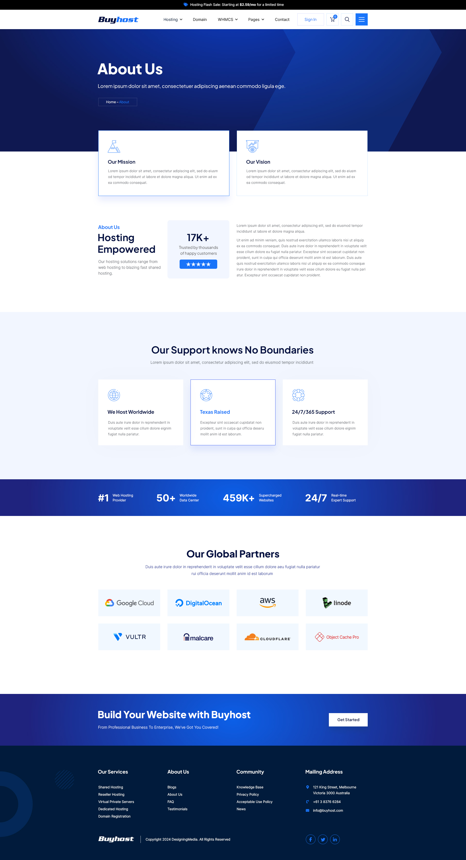 Buyhost | Web Hosting PSD Template by designingmedia | ThemeForest