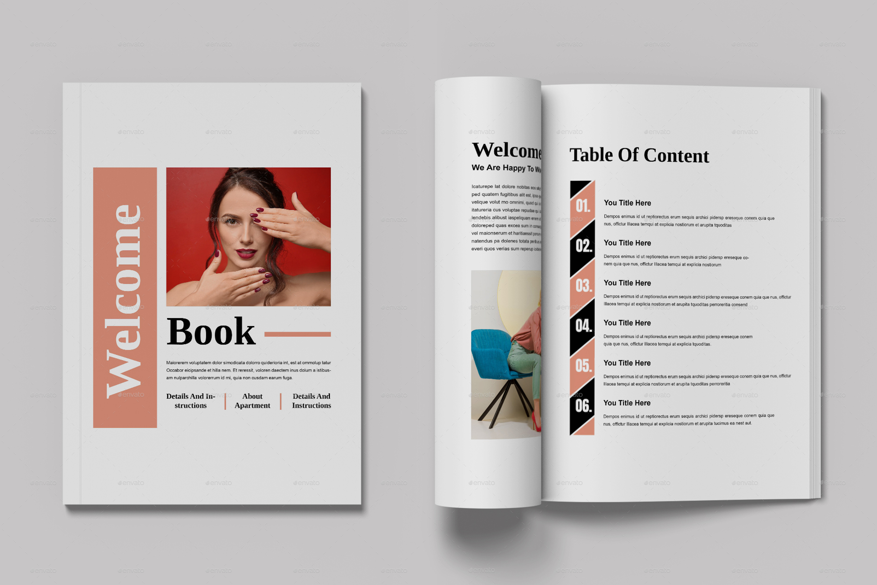 Welcome Book Brochure Design, Print Templates | GraphicRiver