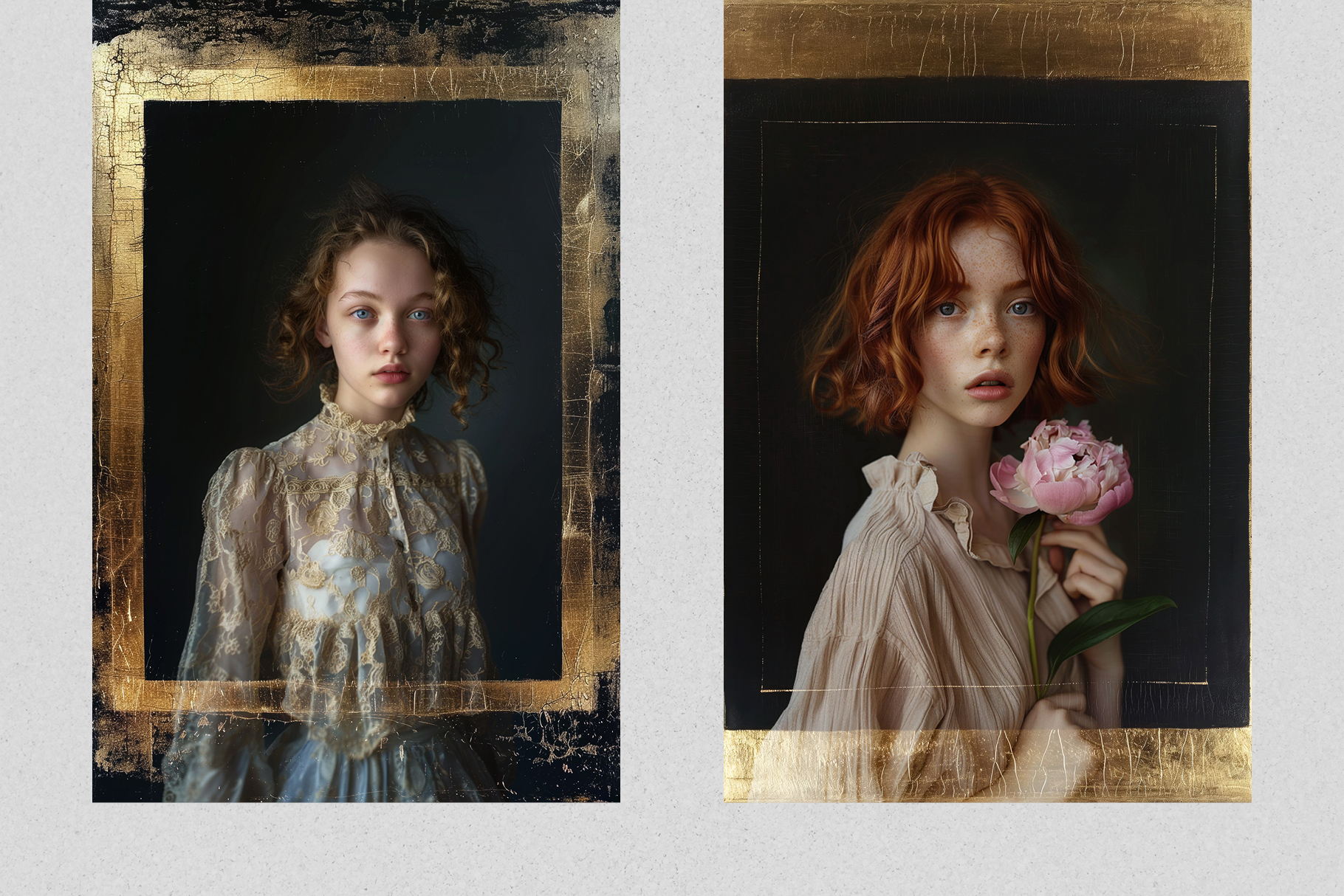 32 Aged Gold Border Effect Photo Overlays, Add-ons | GraphicRiver