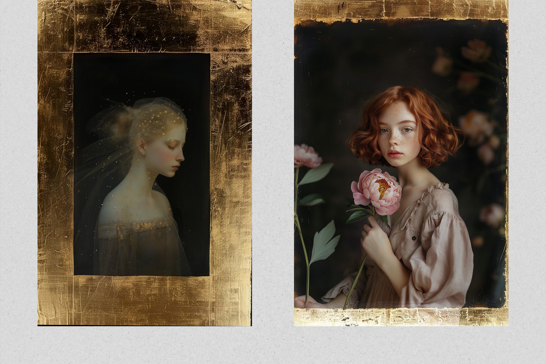 32 Aged Gold Border Effect Photo Overlays, Add-ons | GraphicRiver