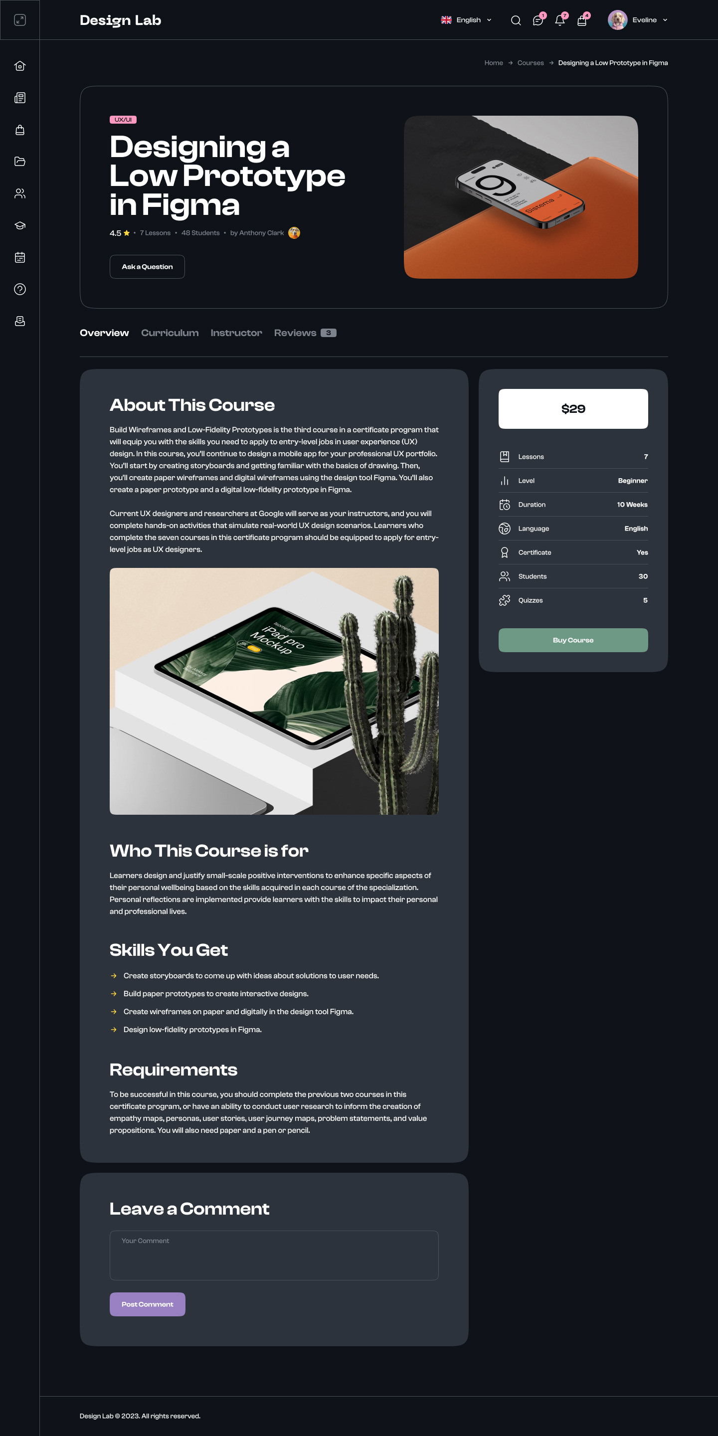 Design Lab - Social Network & Community Figma Template by Templines