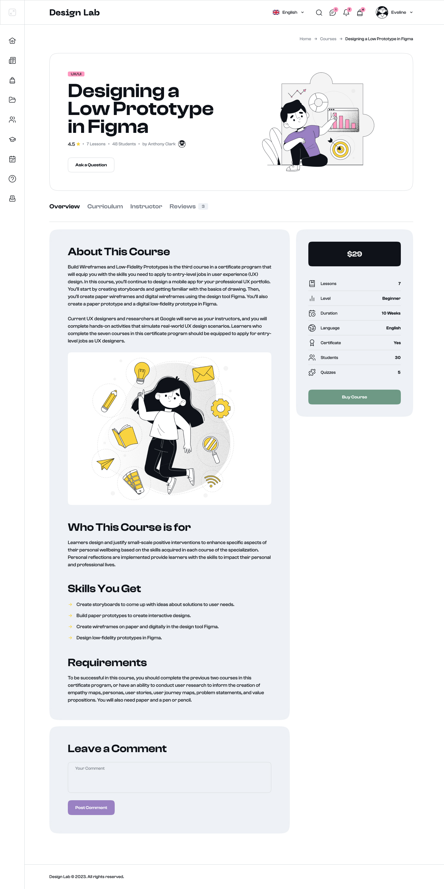 Design Lab - Social Network & Community Figma Template by Templines