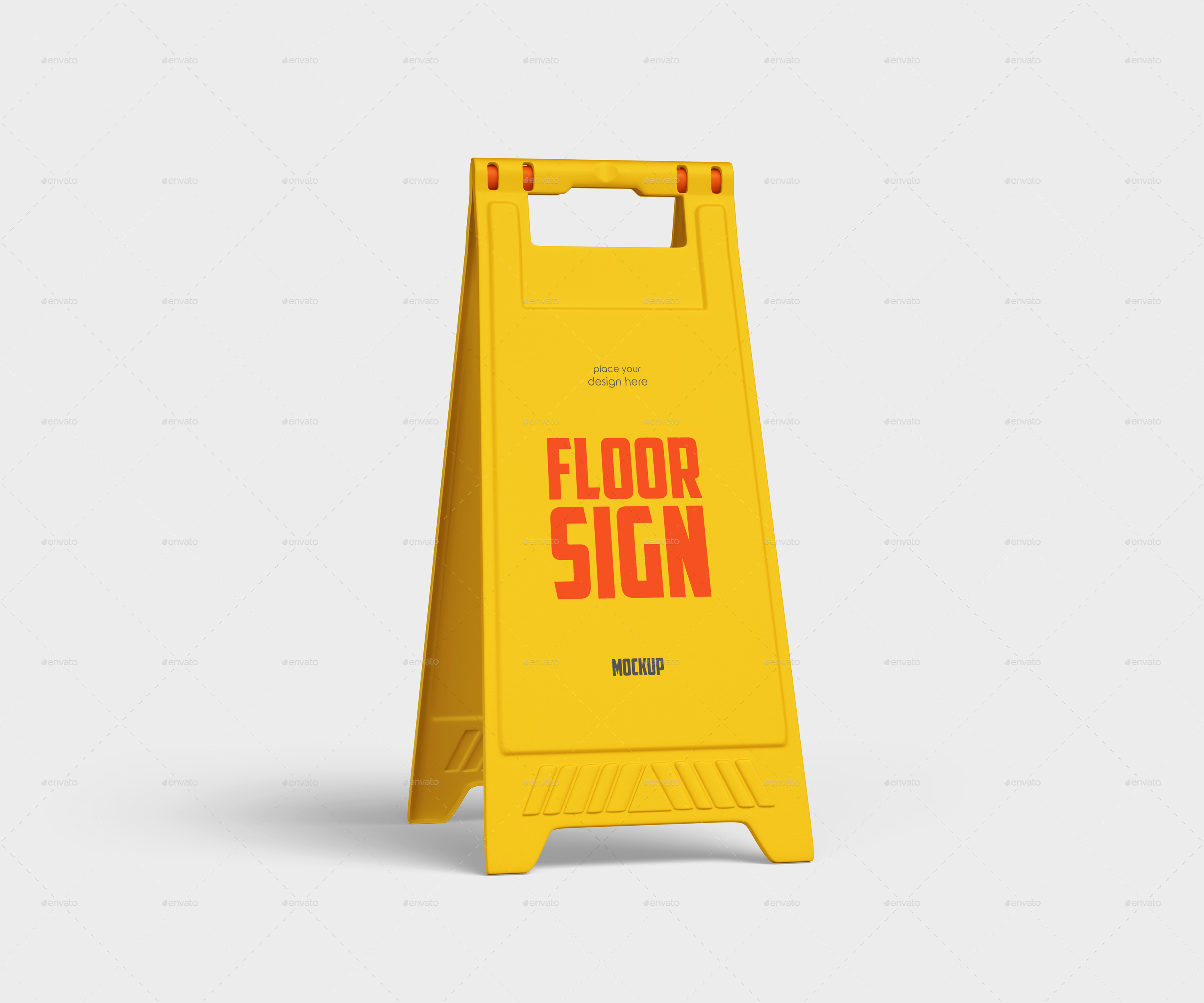 Floor Sign Mockup Set, Graphics | GraphicRiver