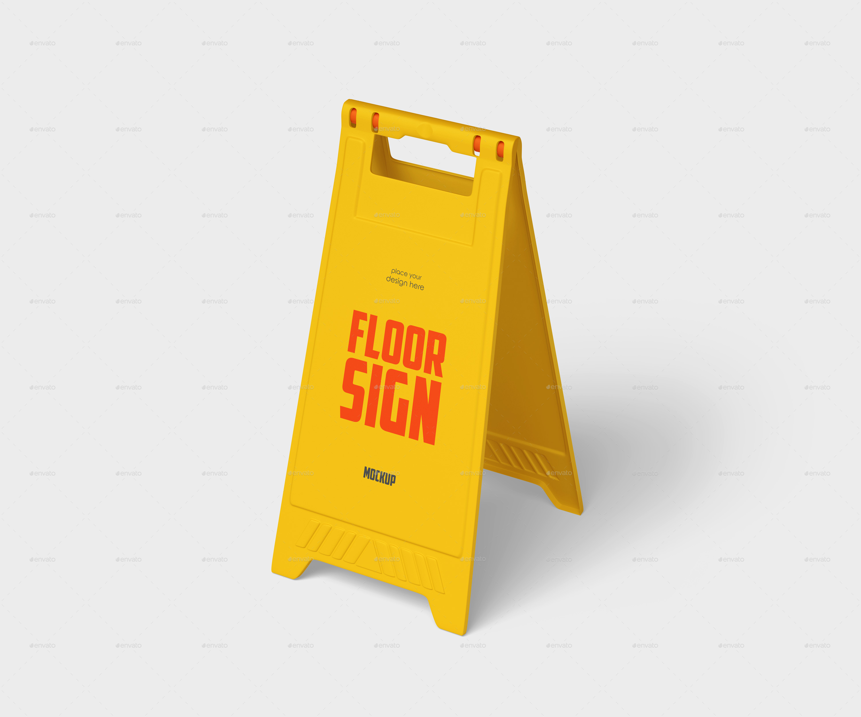 Floor Sign Mockup Set, Graphics | GraphicRiver