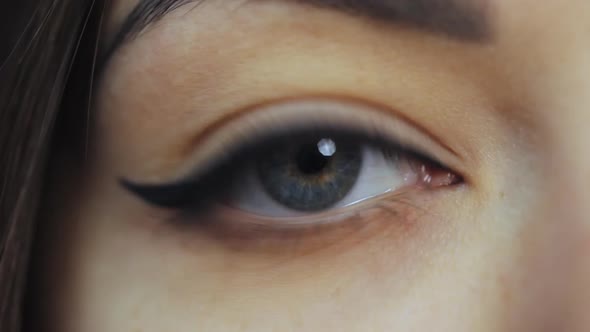 Eye Iris Contracting, Pupil Dilation, Stock Footage | VideoHive