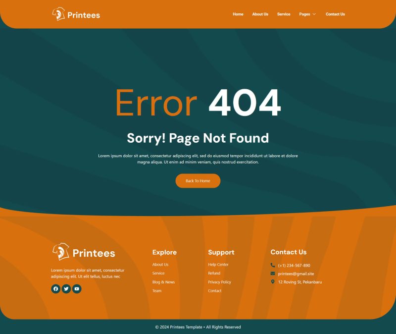 Printees - T-Shirt Design & Printing Elementor Template Kit by Kitpro