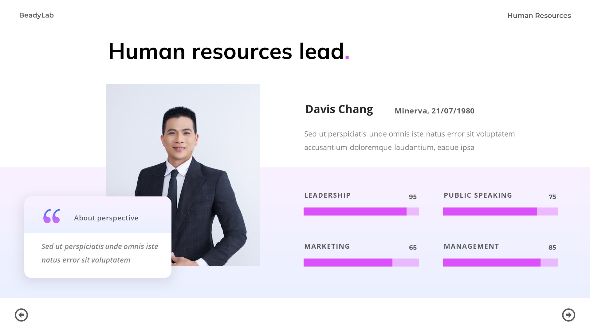 Human Resources - HRD Keynote template, Presentation Templates ...