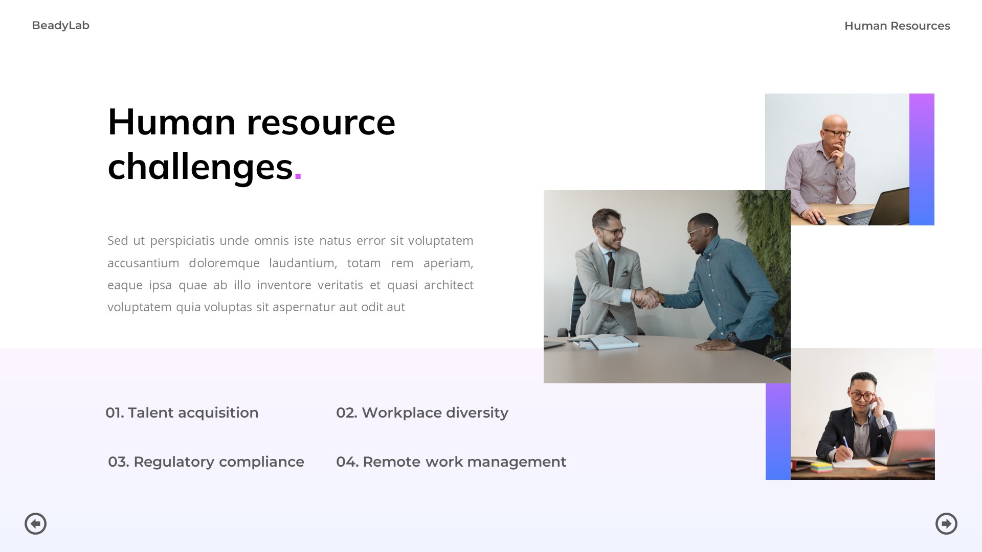 Human Resources - HRD Keynote template, Presentation Templates ...