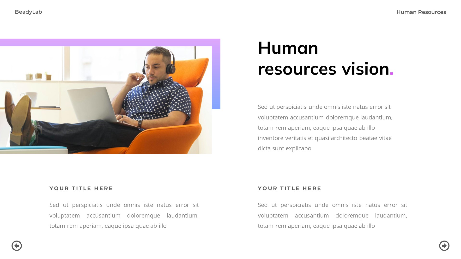 Human Resources - HRD Keynote template, Presentation Templates ...
