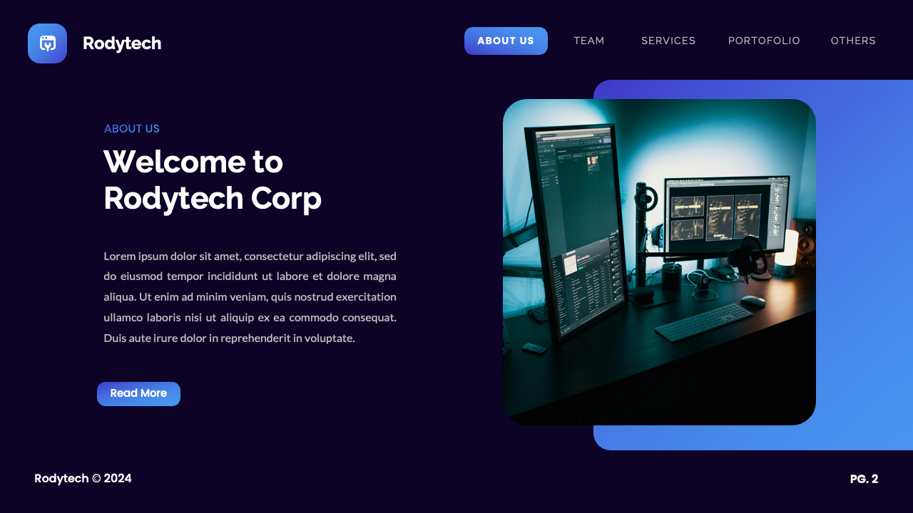 Rodytech - IT Technology PowerPoint Template, Presentation Templates