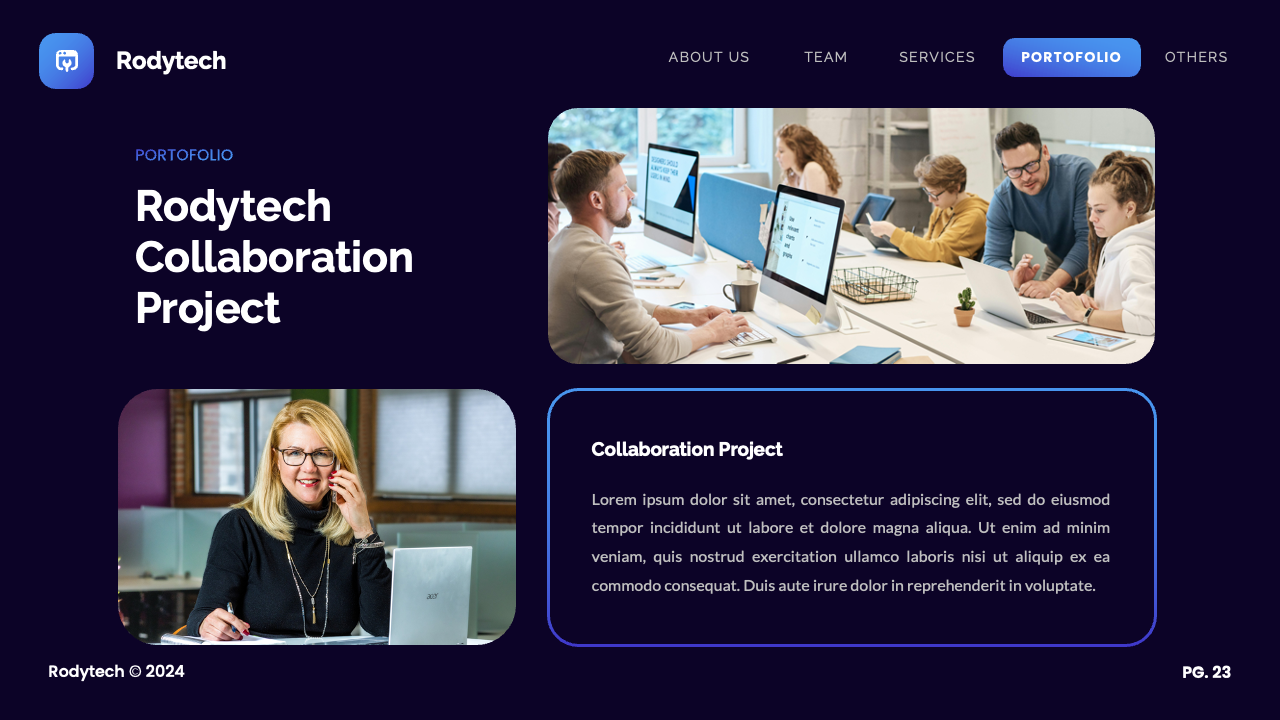 Rodytech - IT Technology PowerPoint Template, Presentation Templates