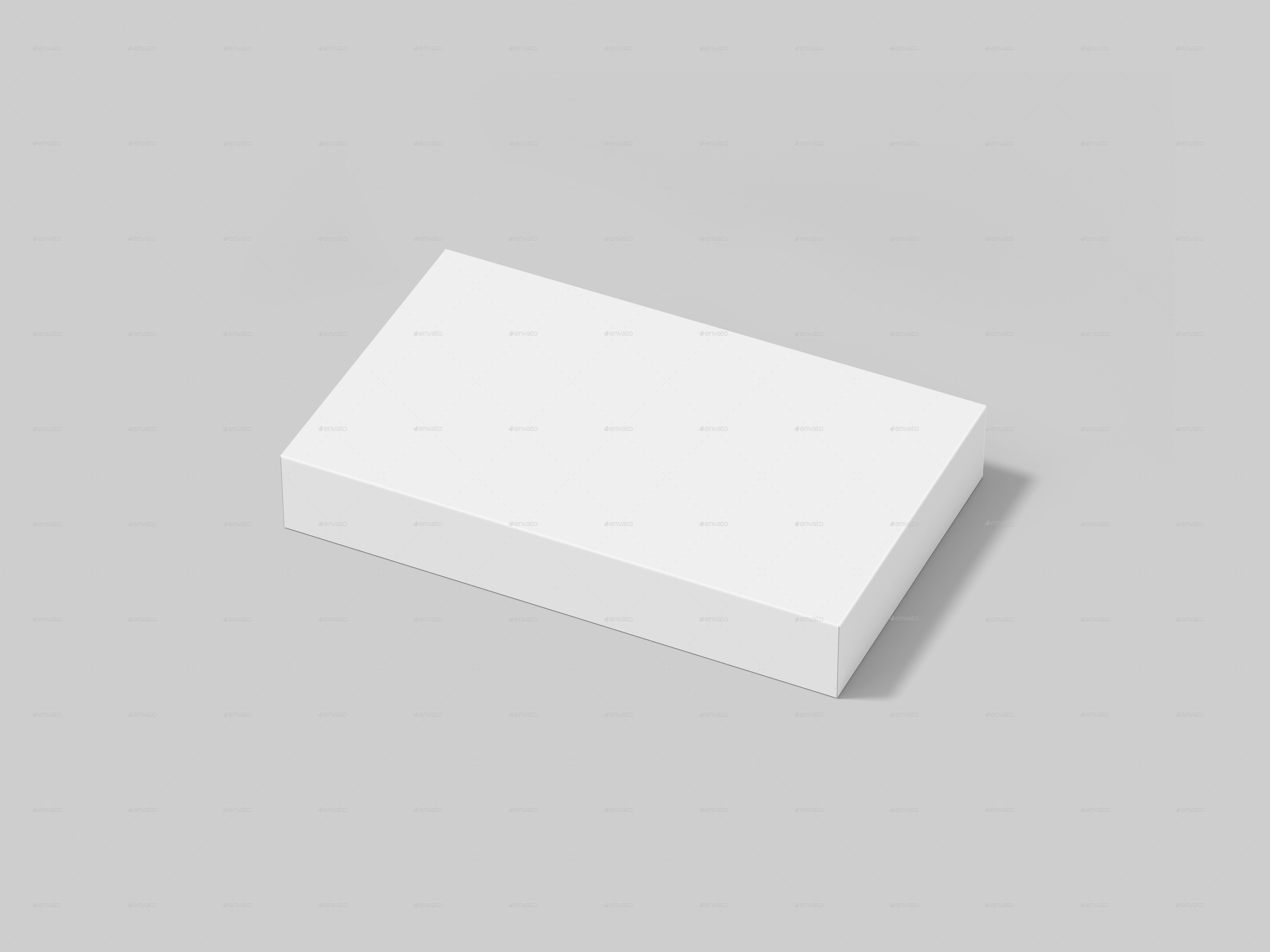 Wide Flat Box Mock-up V.2 - Kraft & Color Box Mockup Suitable for Gift ...