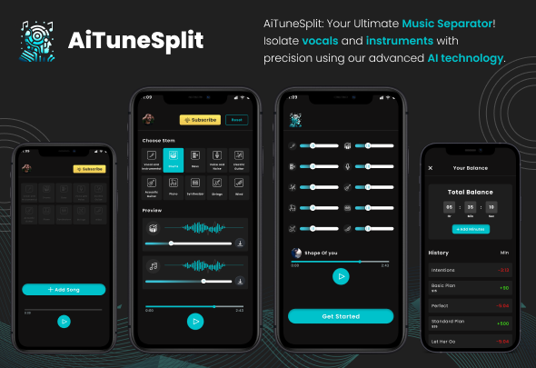 AiTuneSplit - AI separates Instruments from any music easily | Android ...