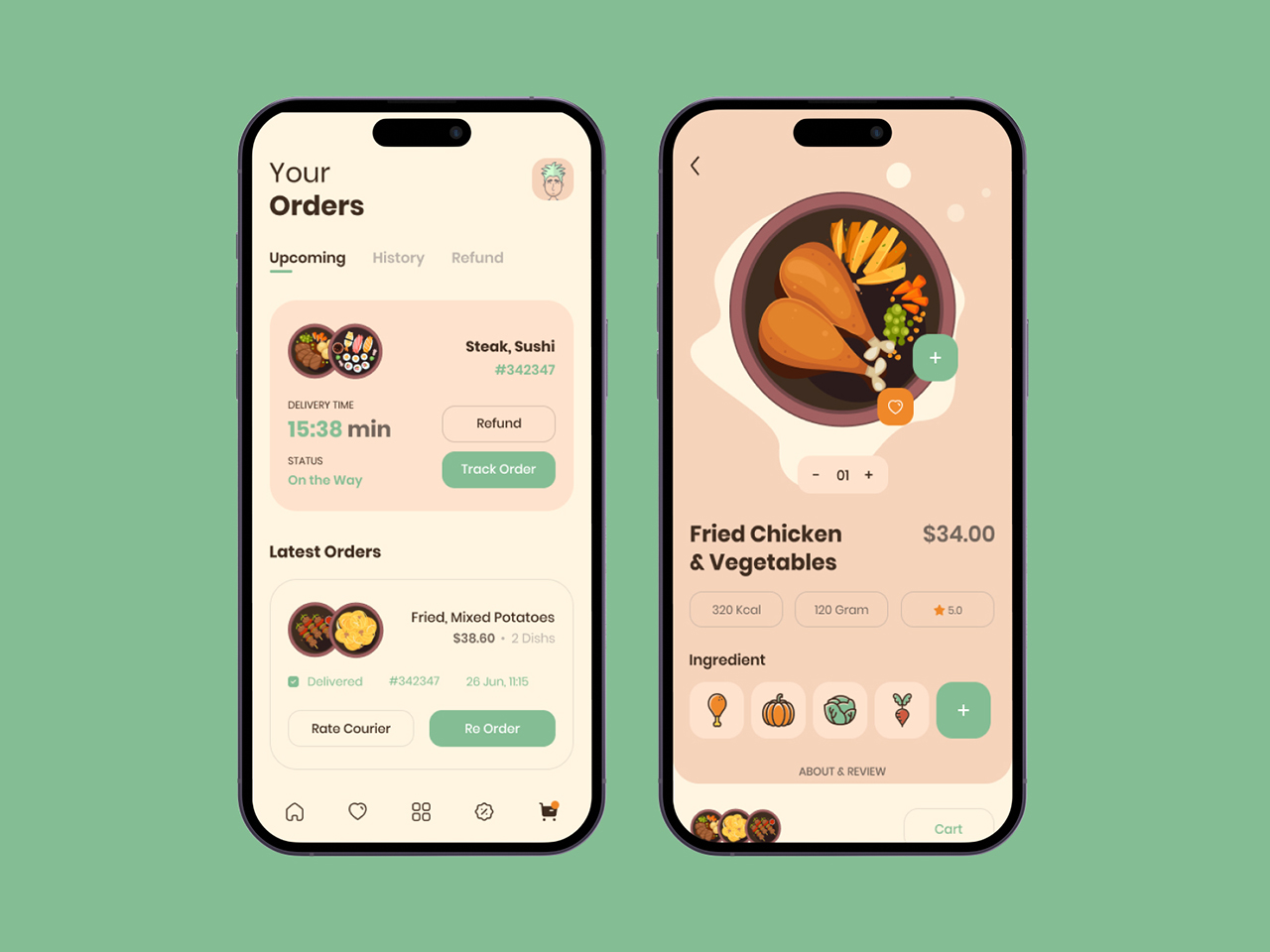 Food Delivery App UI Kit by Imcoder13 | CodeCanyon
