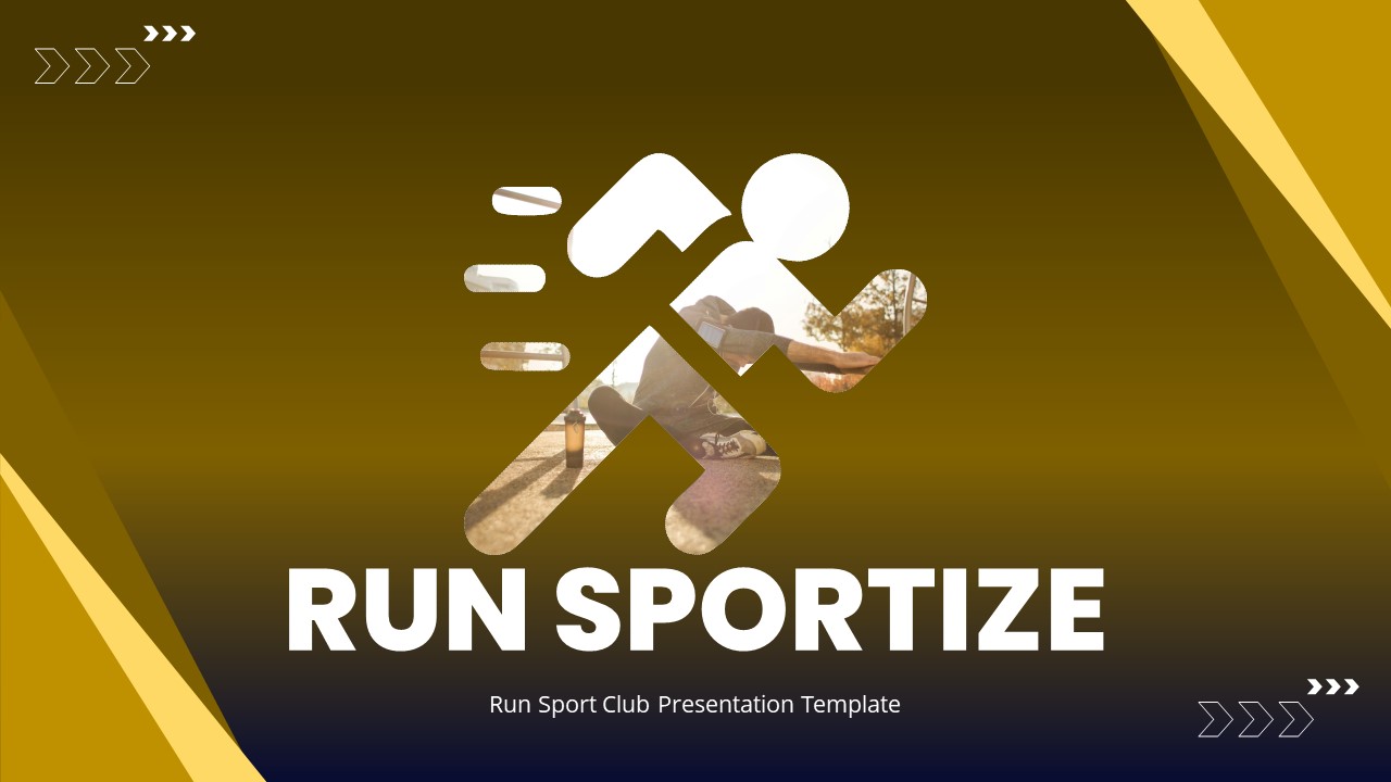 Run Sportize - Running Event PowerPoint Template, Presentation Templates