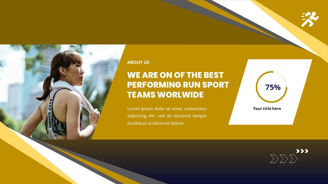 Run Sportize - Running Event PowerPoint Template, Presentation Templates