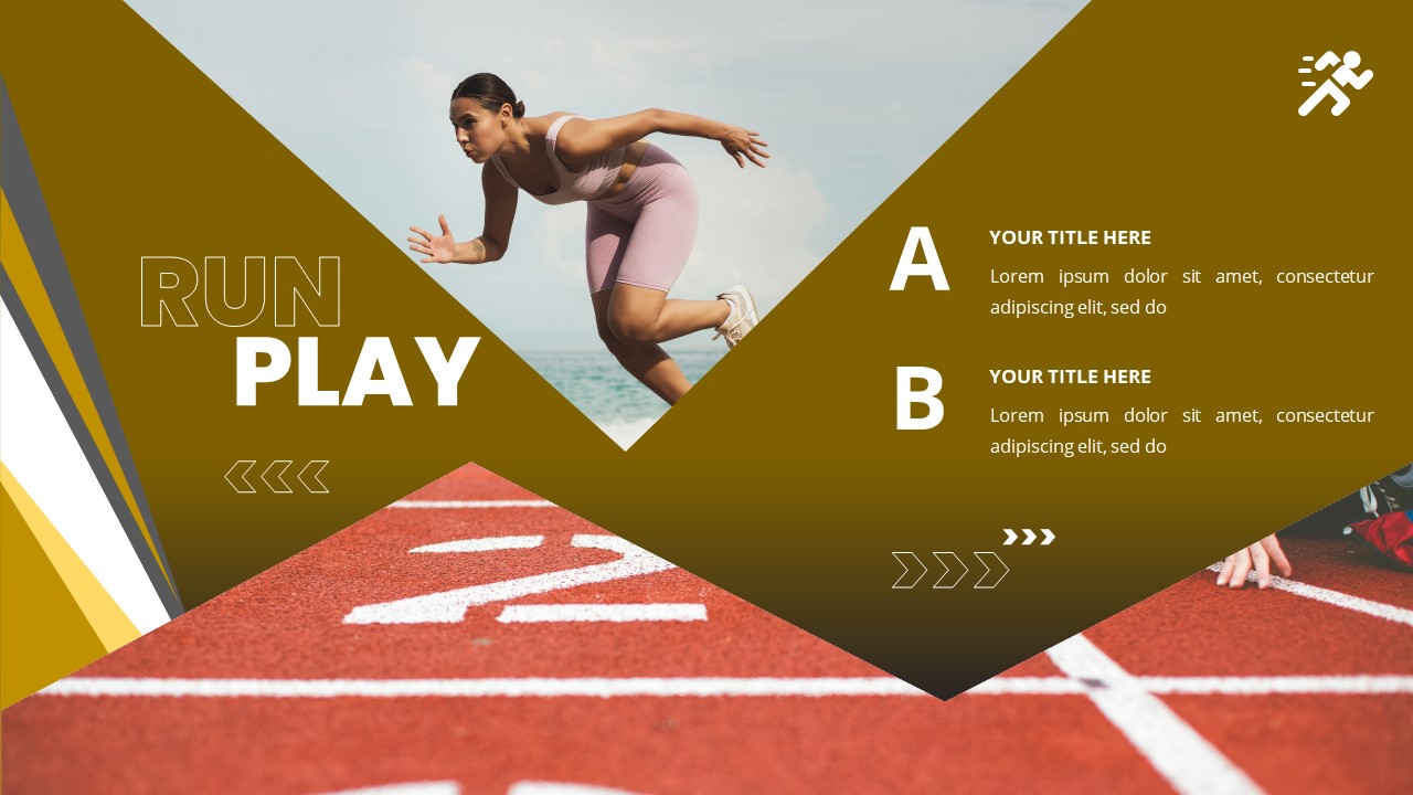 Run Sportize - Running Event PowerPoint Template, Presentation Templates