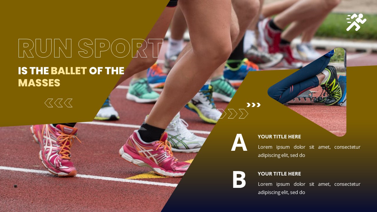 Run Sportize - Running Event PowerPoint Template, Presentation Templates