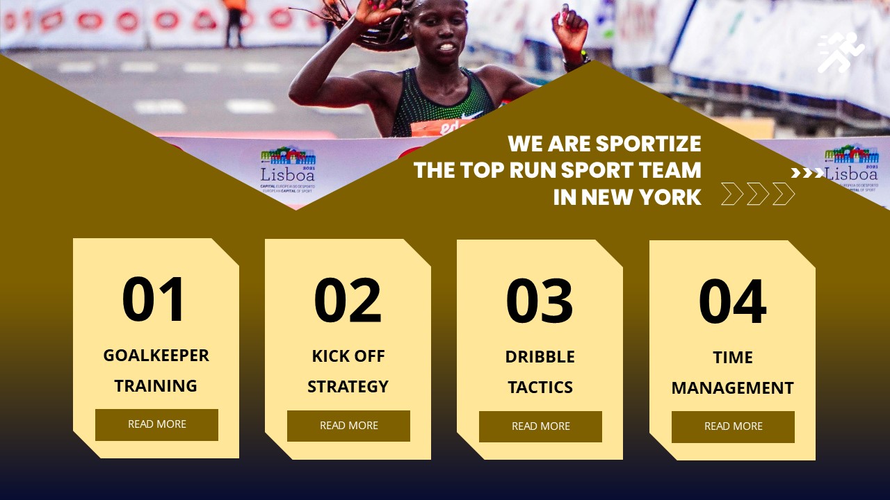 Run Sportize - Running Event PowerPoint Template, Presentation Templates