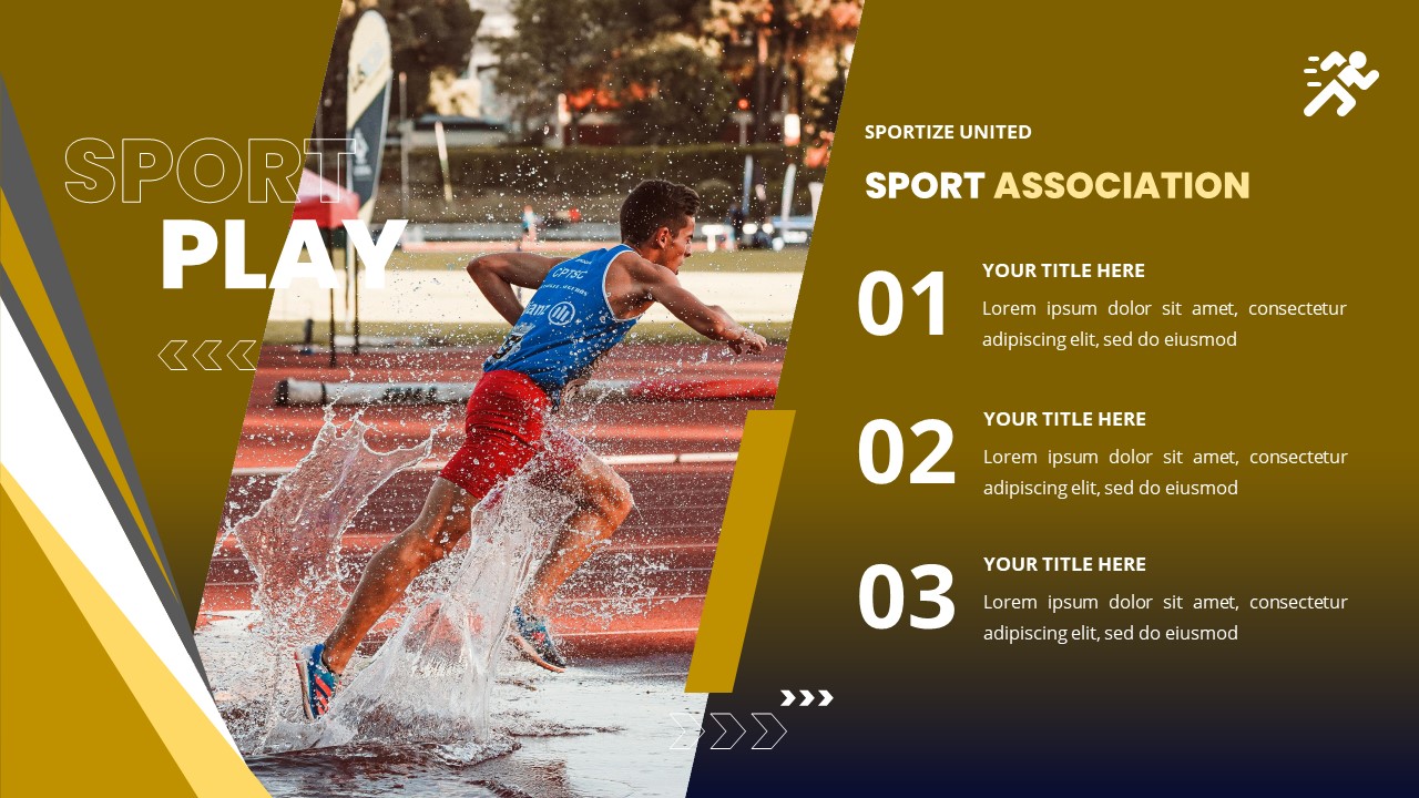 Run Sportize - Running Event PowerPoint Template, Presentation Templates