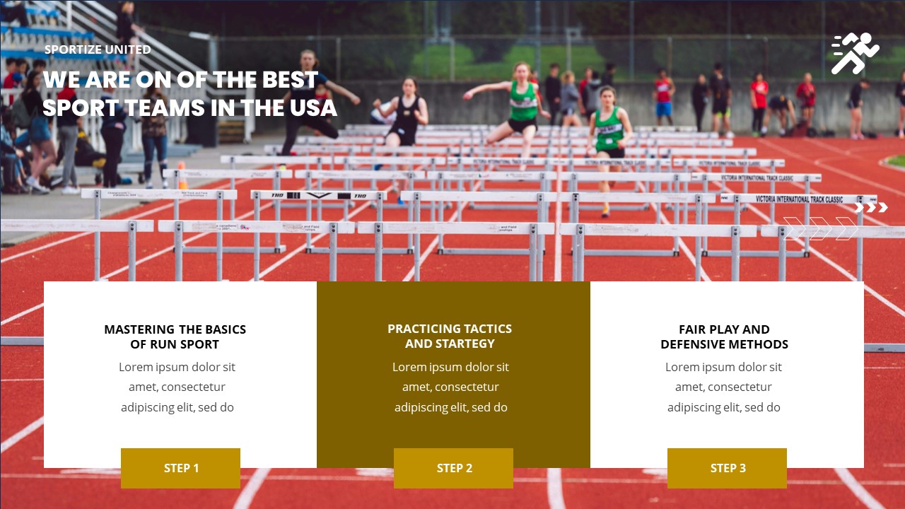 Run Sportize - Running Event PowerPoint Template, Presentation Templates