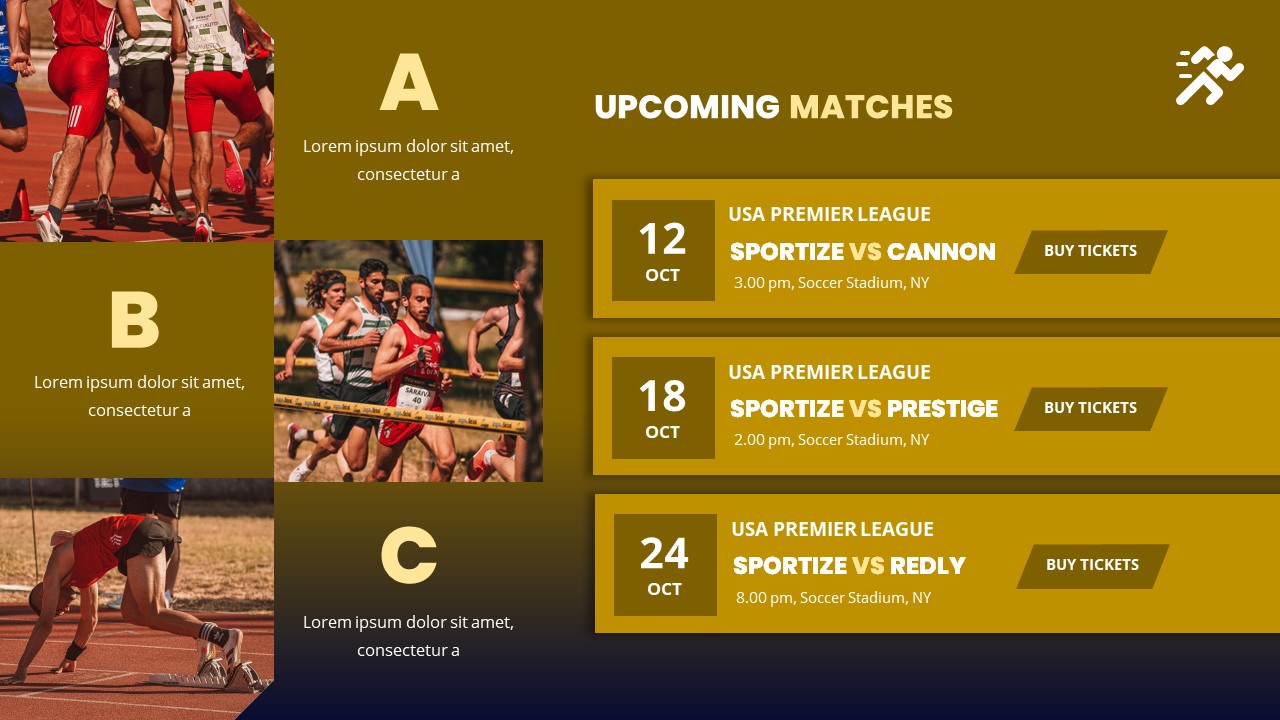 Run Sportize - Running Event PowerPoint Template, Presentation Templates