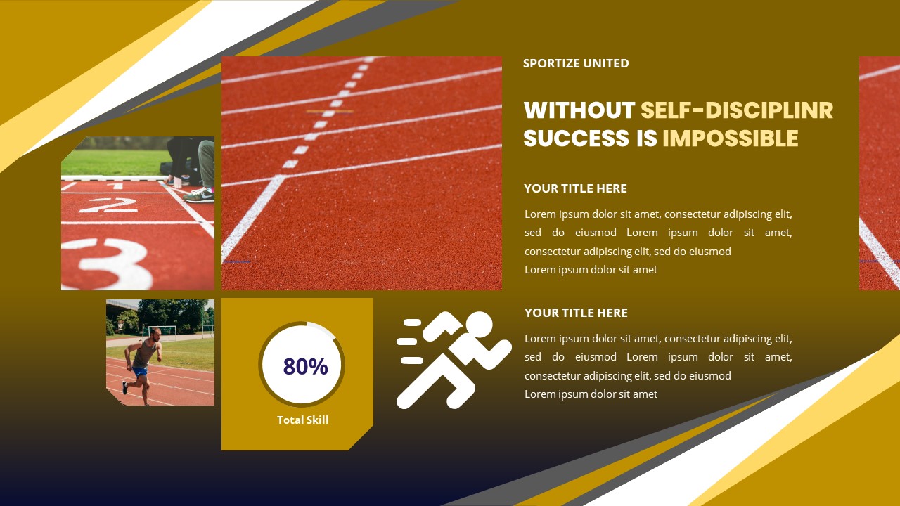 Run Sportize - Running Event PowerPoint Template, Presentation Templates