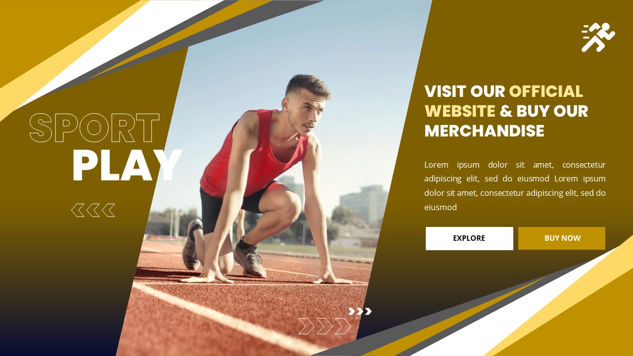 Run Sportize - Running Event PowerPoint Template, Presentation Templates