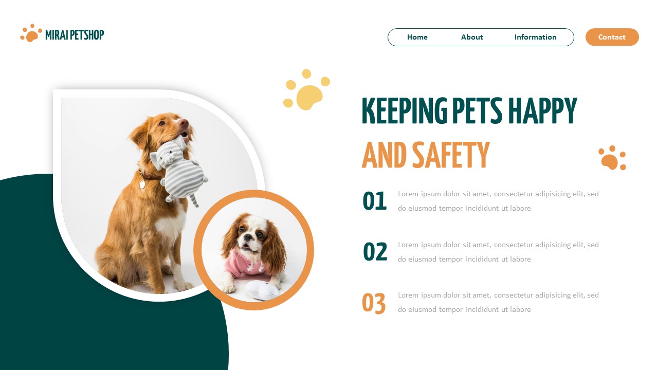 Pet Shop Google Slide, Presentation Templates | GraphicRiver