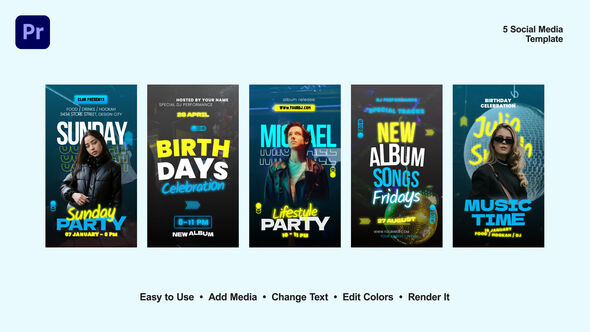 Music Instagram Reels, Premiere Pro Templates | VideoHive