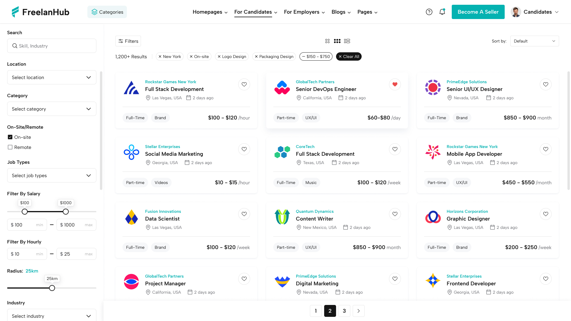 FreelanHub - Job Board & Freelance Marketplace Figma Template by Avitex