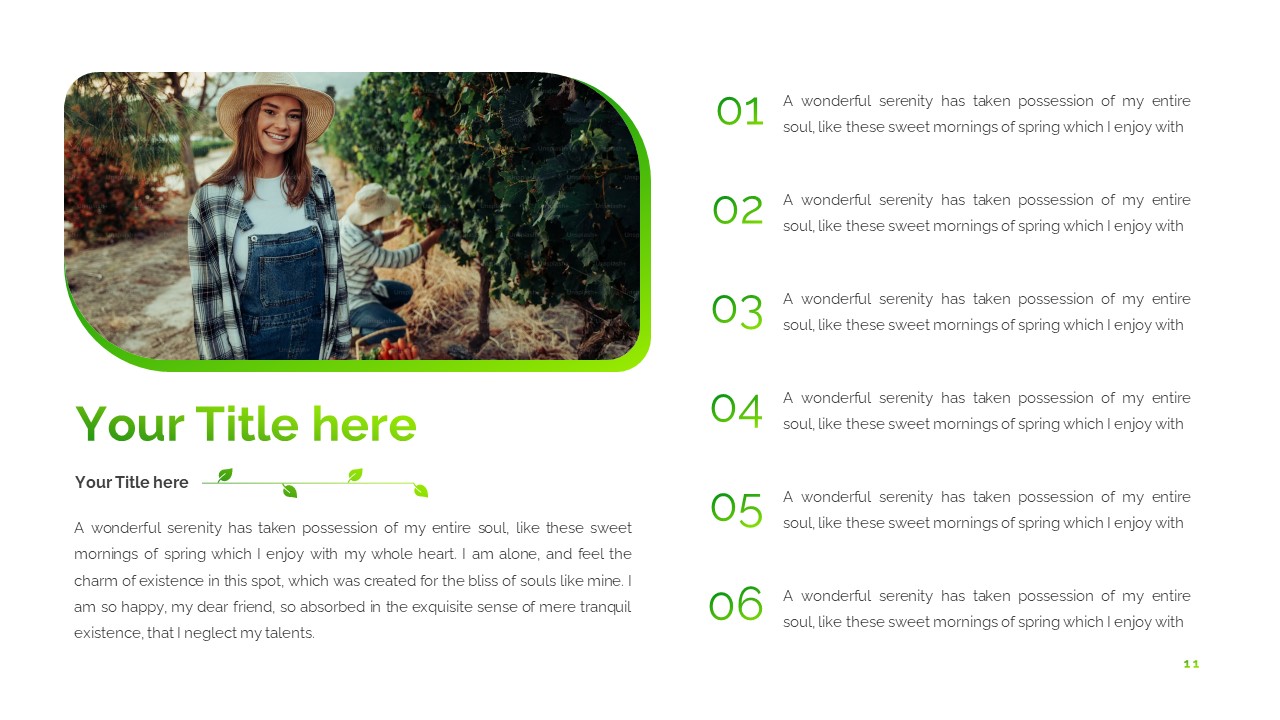 Farm Agriculture PowerPoint Template, Presentation Templates | GraphicRiver