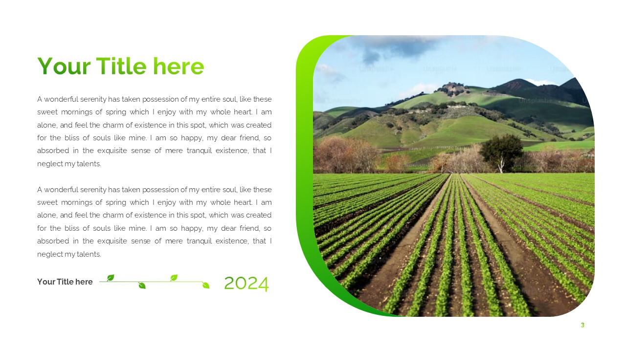 Farm Agriculture PowerPoint Template, Presentation Templates | GraphicRiver