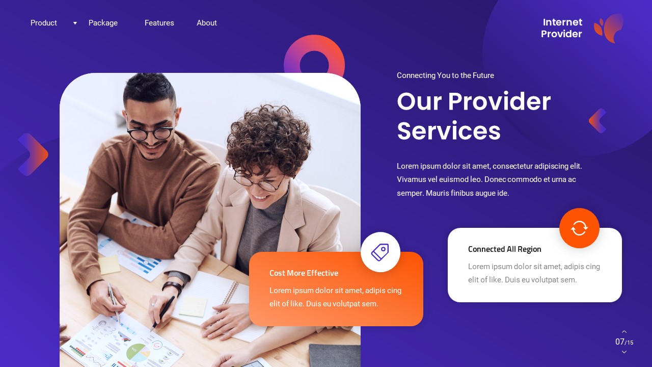 Internet Service Provider Google Slide, Presentation Templates ...