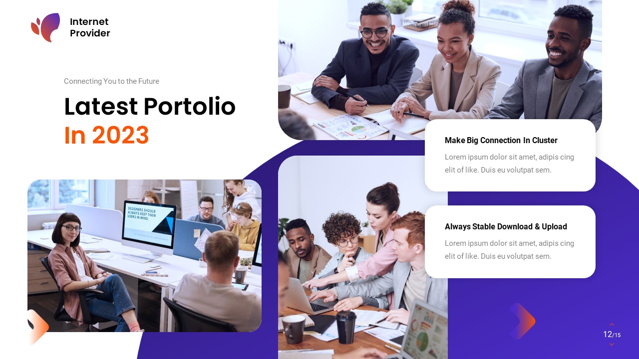 Internet Service Provider PowerPoint, Presentation Templates | GraphicRiver