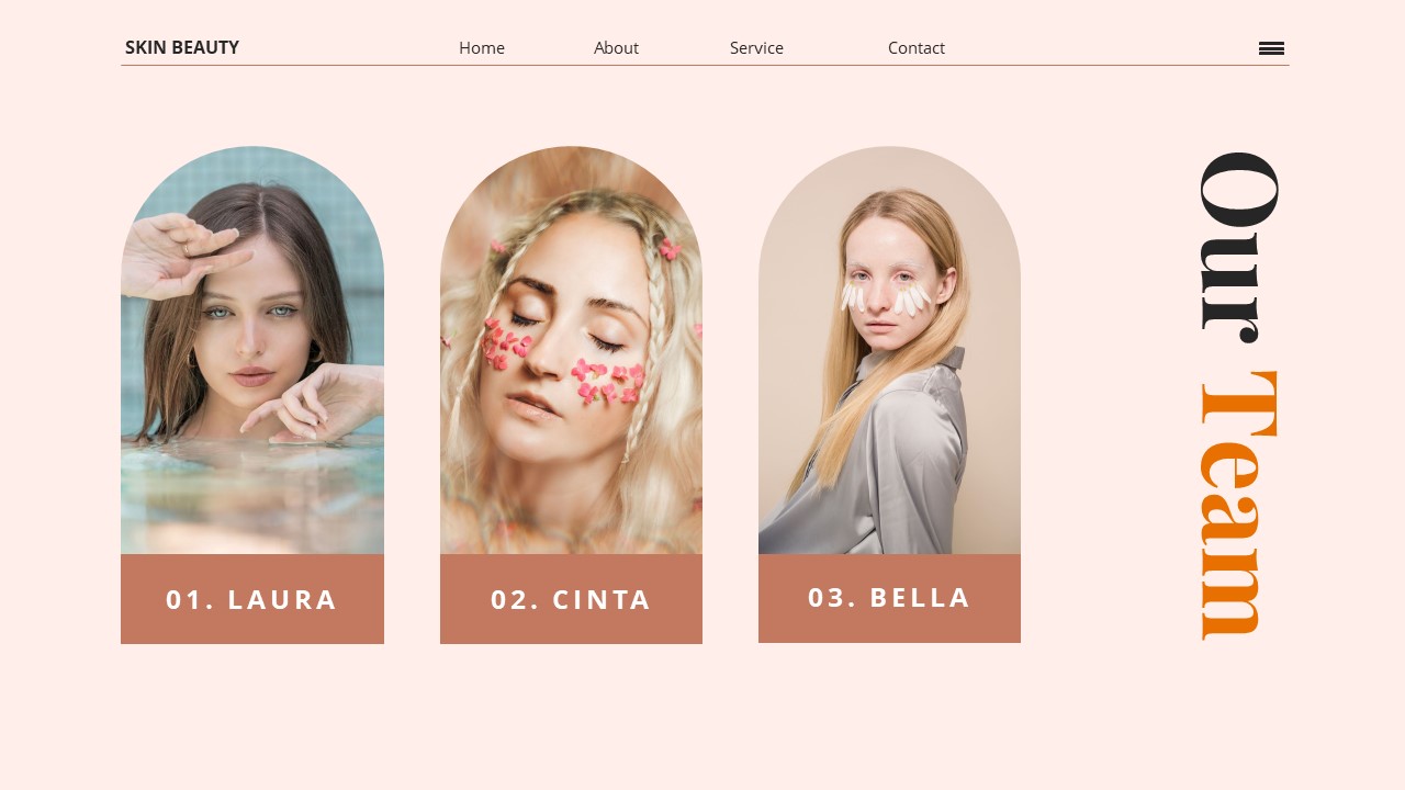 Skin Beauty - Skin Clinic Powerpoint Templates, Presentation Templates