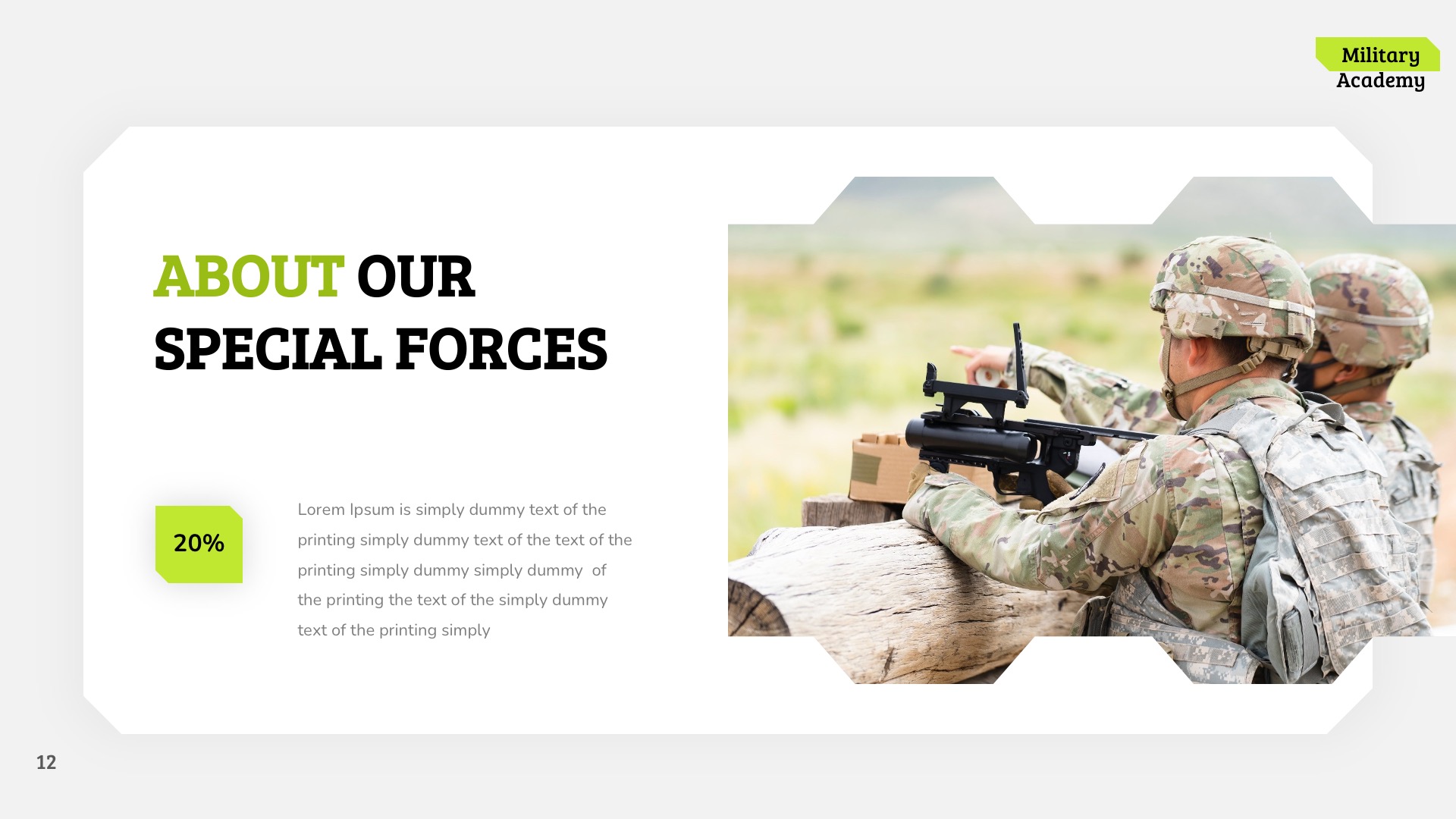 Military Academy PowerPoint, Presentation Templates | GraphicRiver