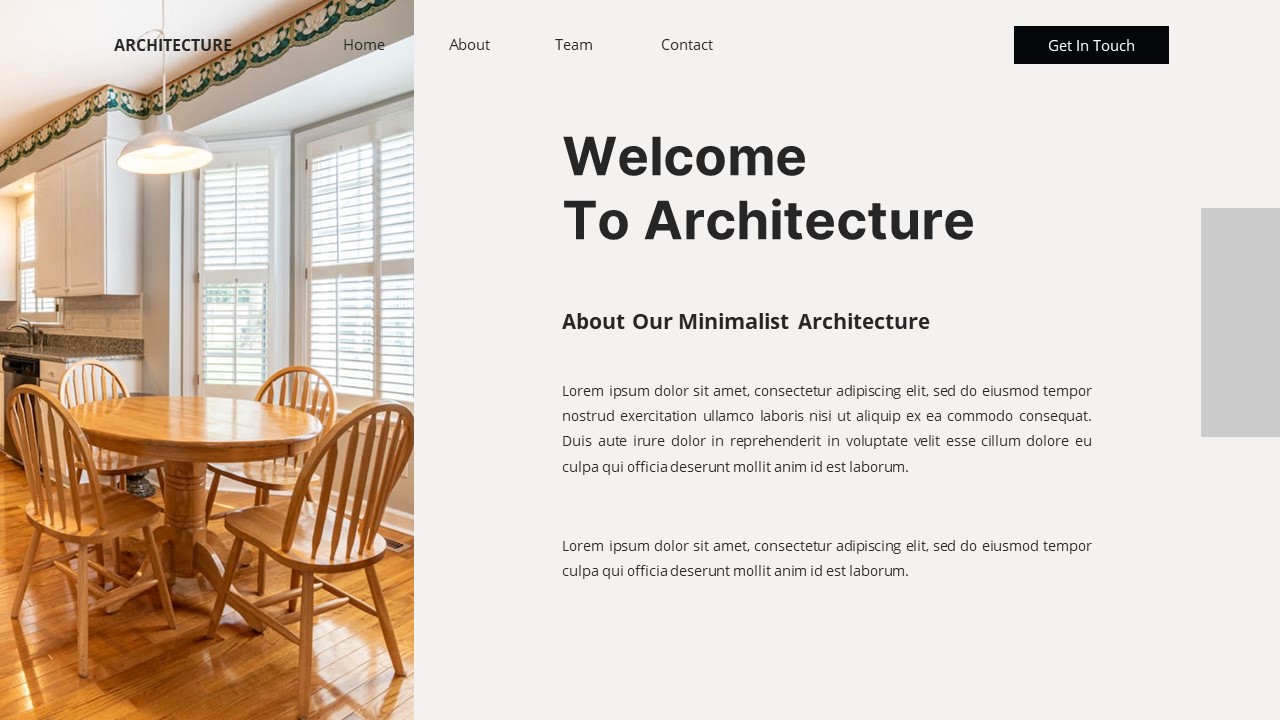 Architecture - Minimalist Architecture Google Slide Templates ...
